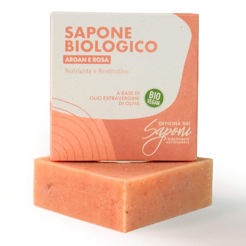 BIO SOAP ARGAN AND ROSE | 100 GR - Fratelli Amoretti di Lorenzo